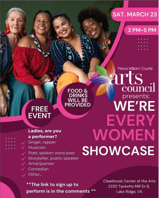 Prince William Arts Council Presents: We're Every Women - Clearbrook